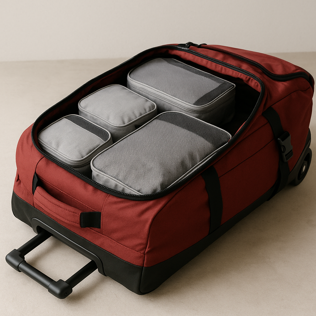 Do packing cubes fit inside rolling duffel bags? – The Backpacker Guru